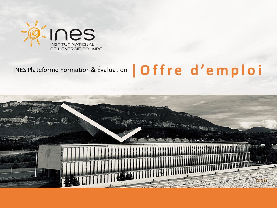CHEF DE PROJET (F/H) – CDD 18 mois | INES - Institut National de l ...